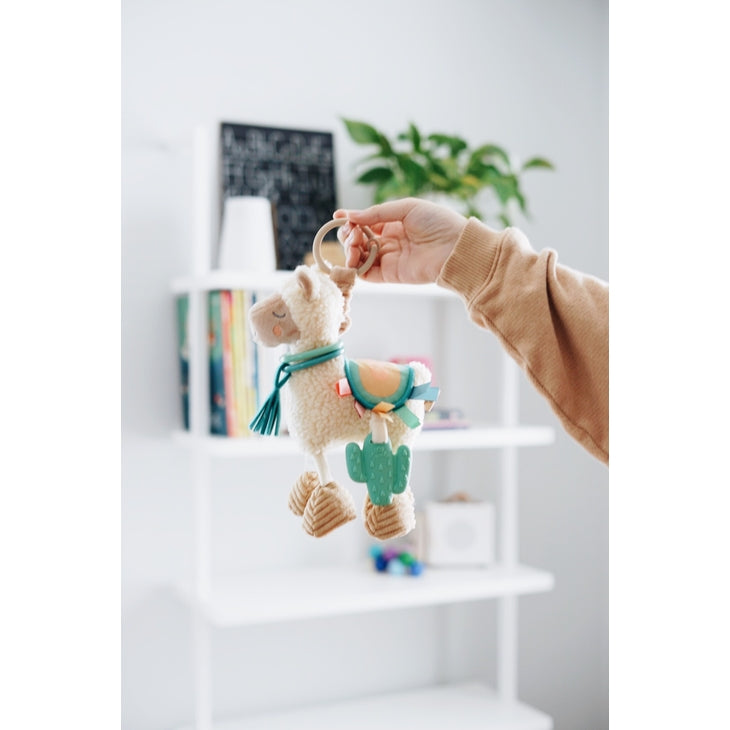 Itzy Friends Link & Love™ Activity Plush with Teether Toy - Llama ...